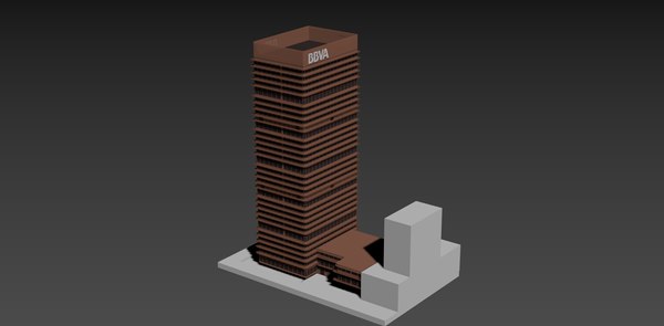 modelo 3d Edificio Torre BBVA Castellana 81 Madrid - TurboSquid 2346782
