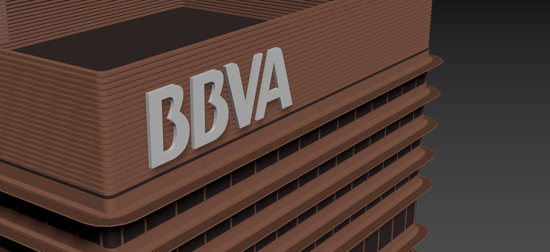 3D Model Edificio Torre BBVA Castellana 81 Madrid - TurboSquid 2346782