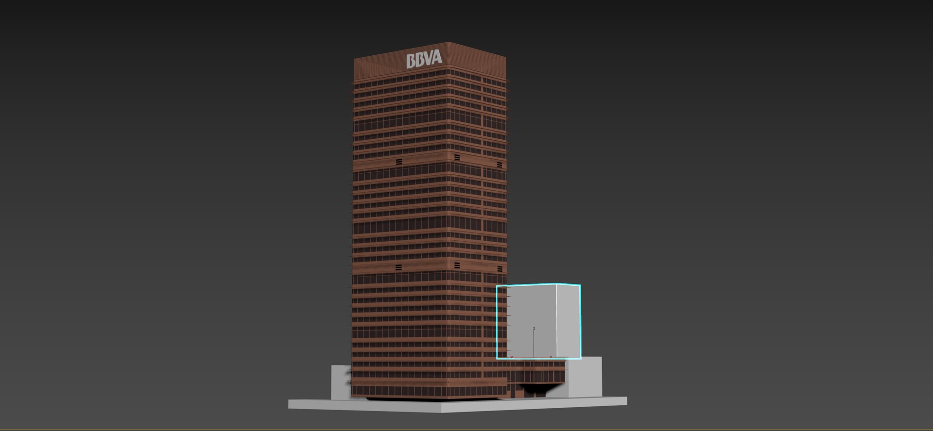3D Model Edificio Torre BBVA Castellana 81 Madrid - TurboSquid 2346782