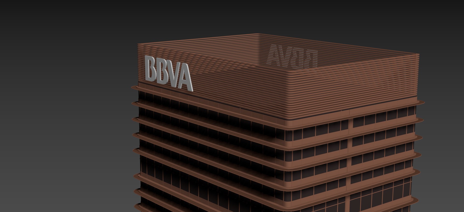 3D Model Edificio Torre BBVA Castellana 81 Madrid - TurboSquid 2346782