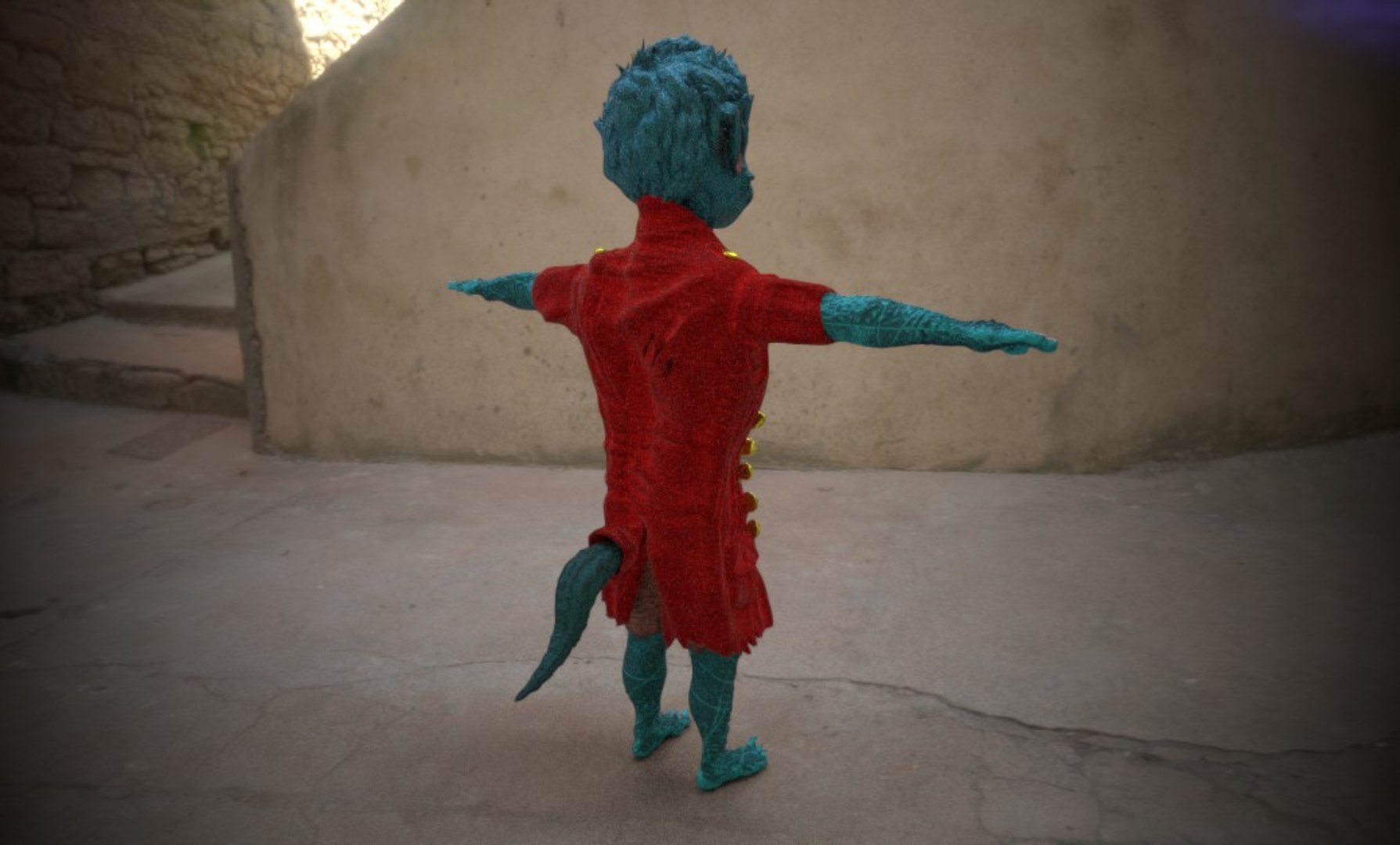 3D Wolfman Young Model - TurboSquid 1239678