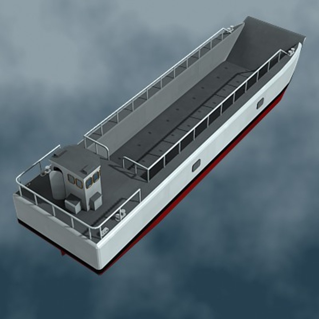 Lcm Landing Craft Mechanized 3d 3ds