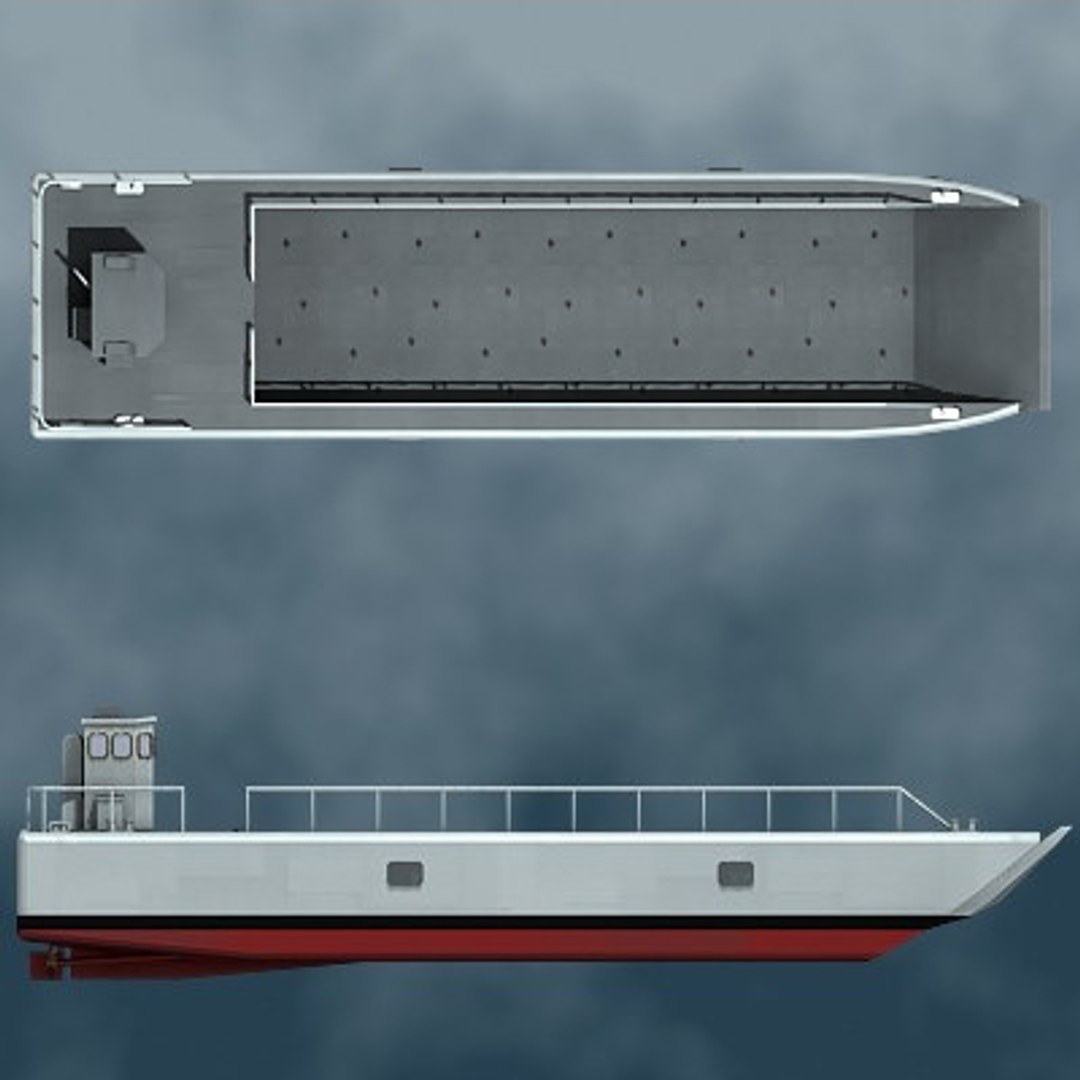 Lcm Landing Craft Mechanized 3d 3ds