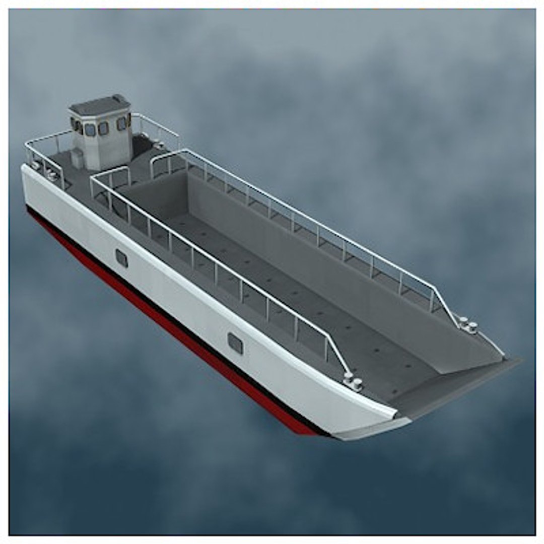 Lcm Landing Craft Mechanized 3d 3ds