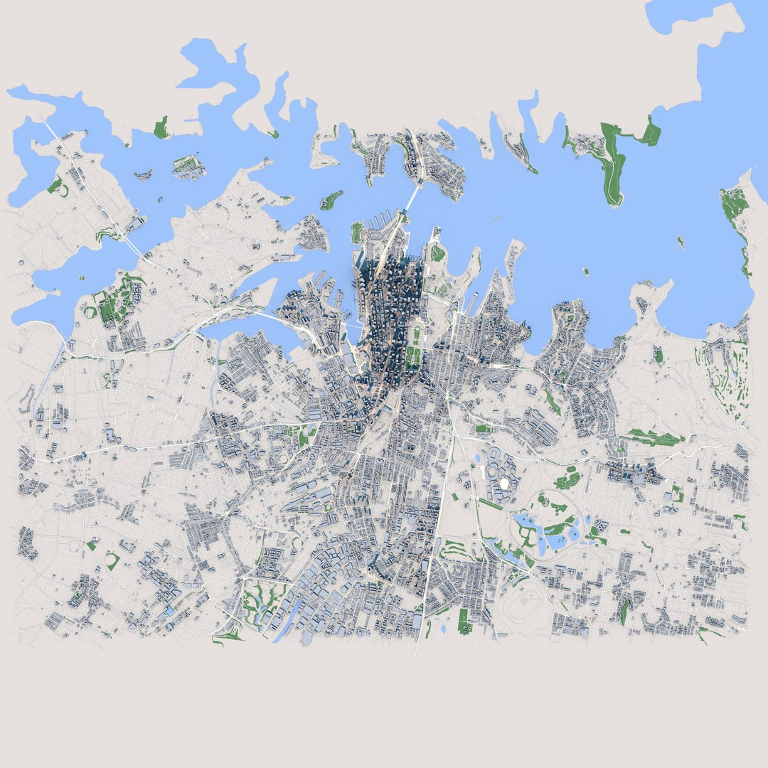 Sydney City Australia 3D Model - TurboSquid 2373513