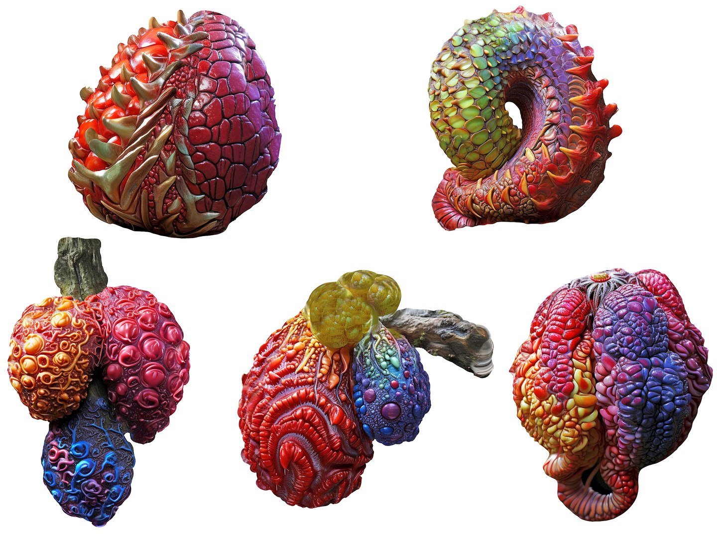 3D Magical Fruits - TurboSquid 2102047