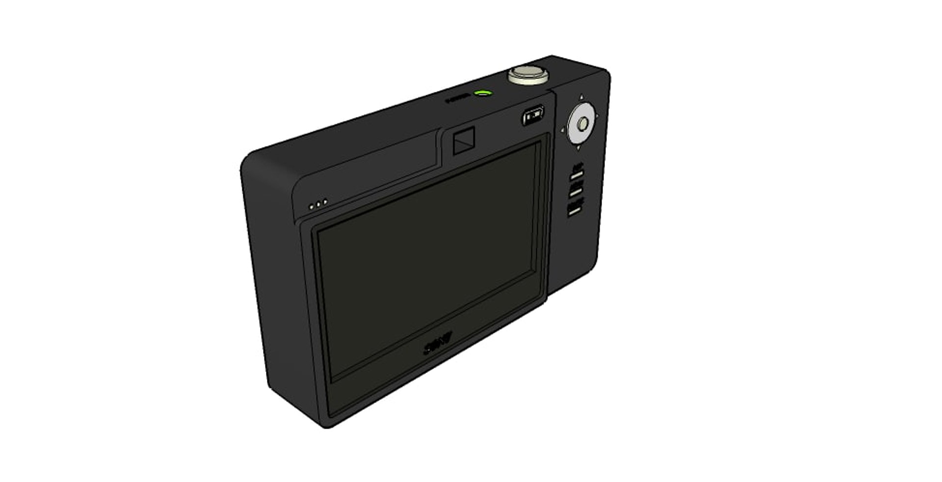 3d Model Sony Cyber-shot Camera
