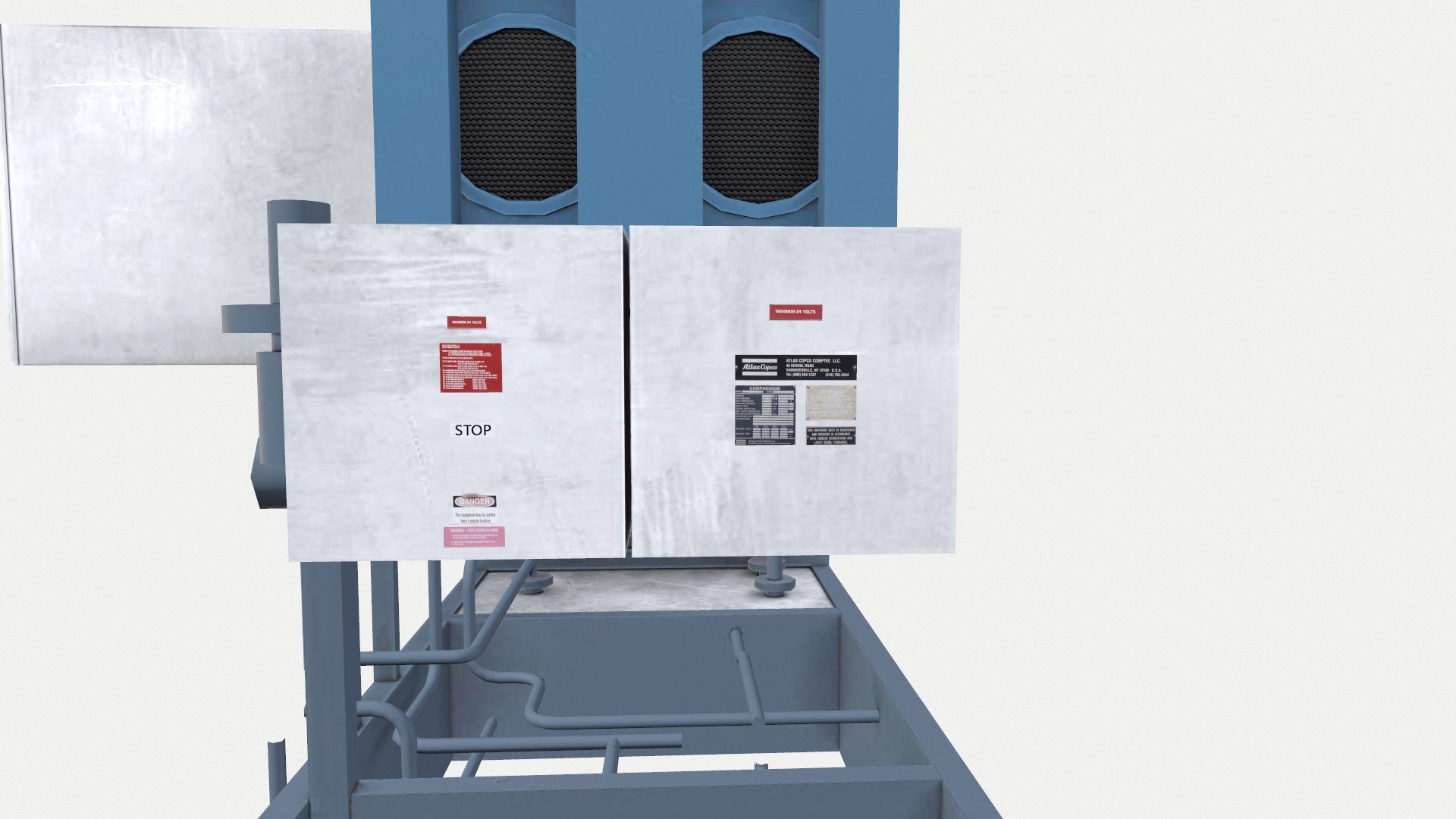 BOG Compressor 3D Model - TurboSquid 2358585