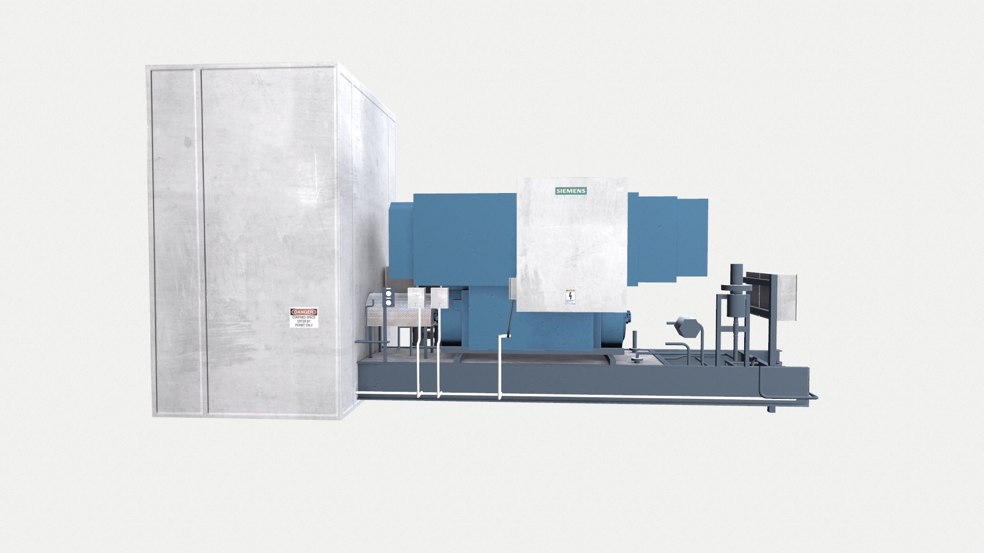 BOG Compressor 3D Model - TurboSquid 2358585