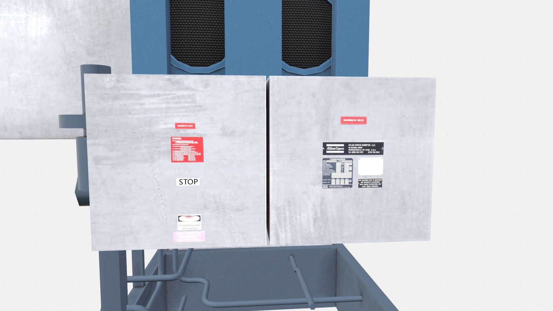 BOG Compressor 3D Model - TurboSquid 2358585