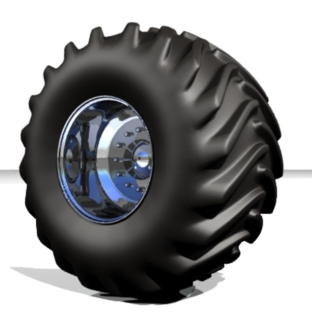 3d Monster Truck Wheel Tire