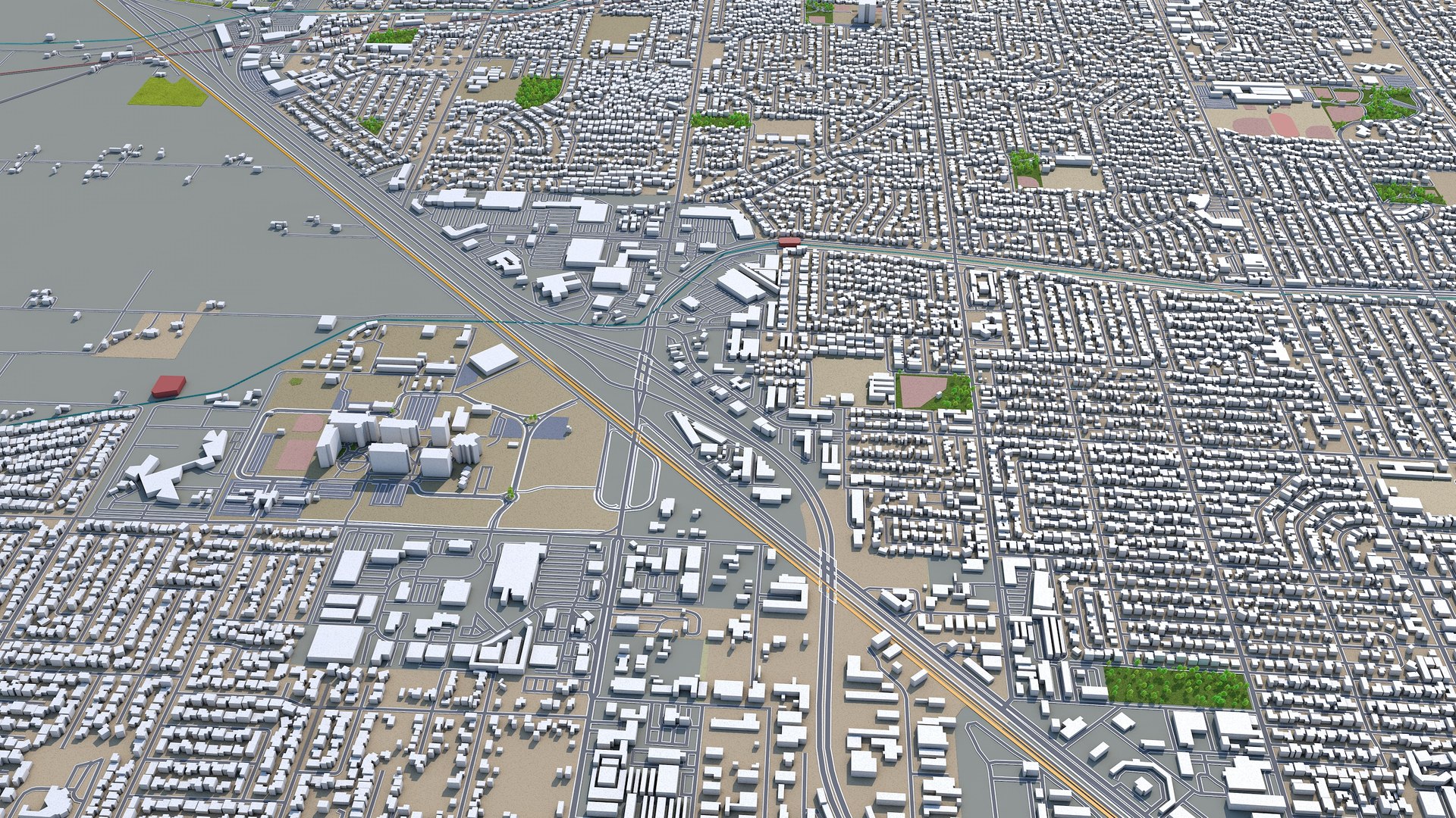 3D Aurora Modesto California USA - TurboSquid 1719284