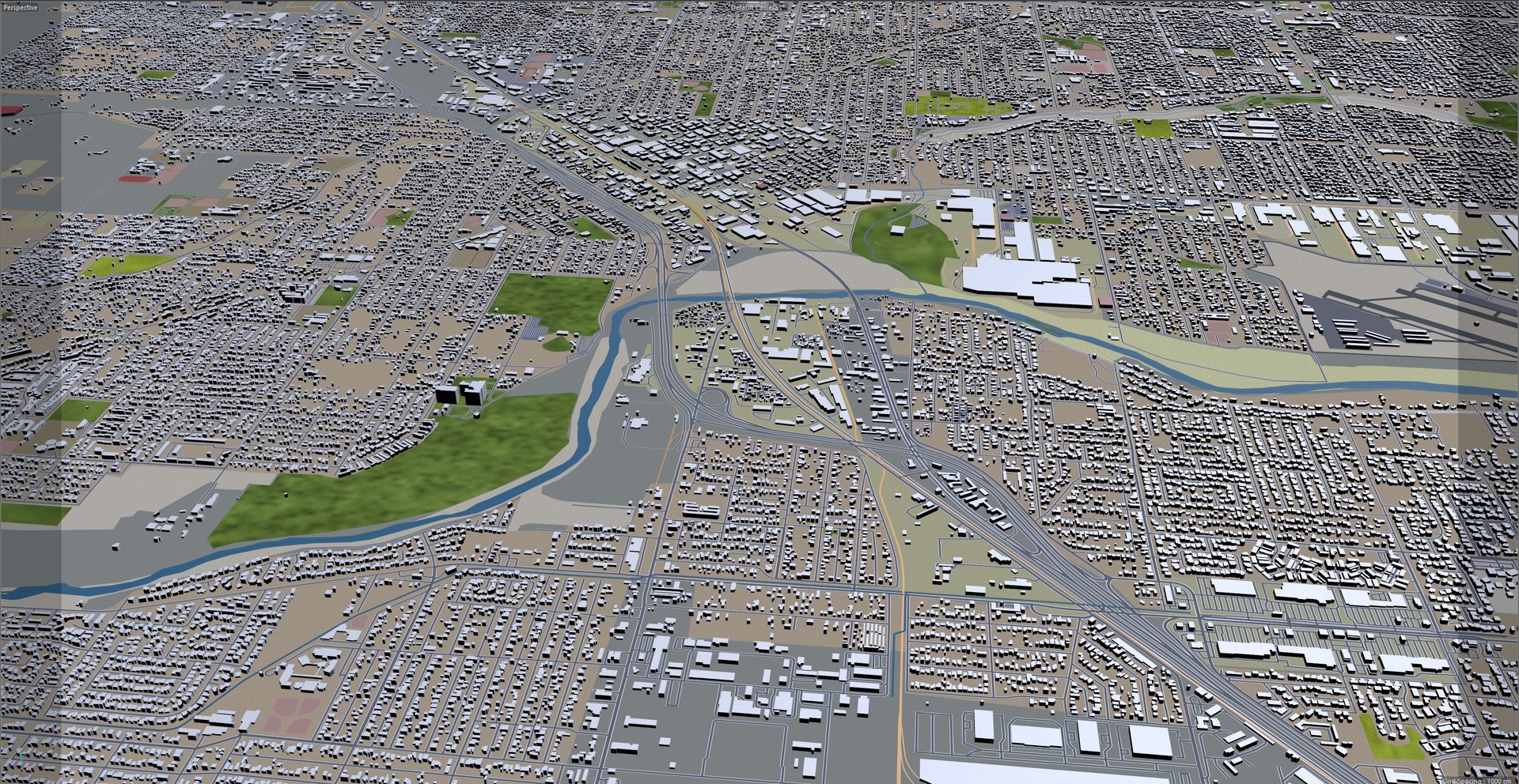 3D Aurora Modesto California USA - TurboSquid 1719284