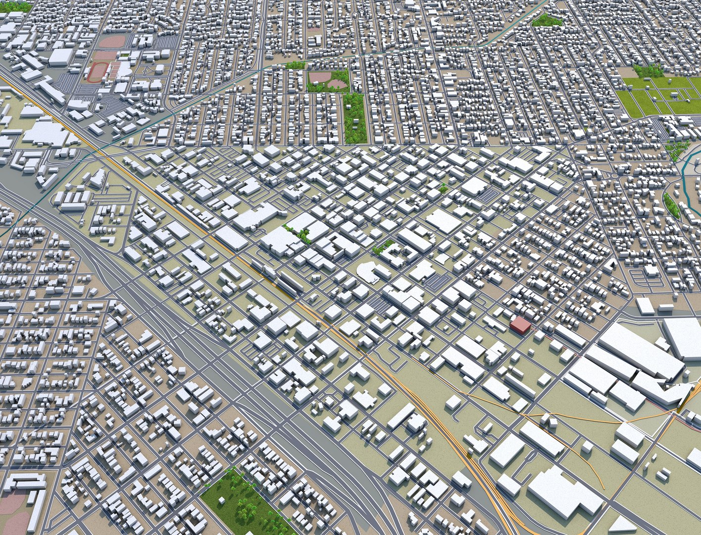 3D Aurora Modesto California USA - TurboSquid 1719284