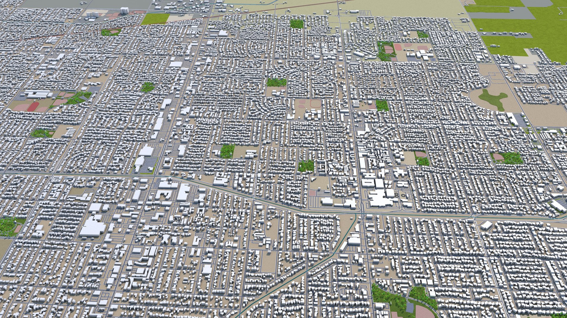 3D Aurora Modesto California USA - TurboSquid 1719284