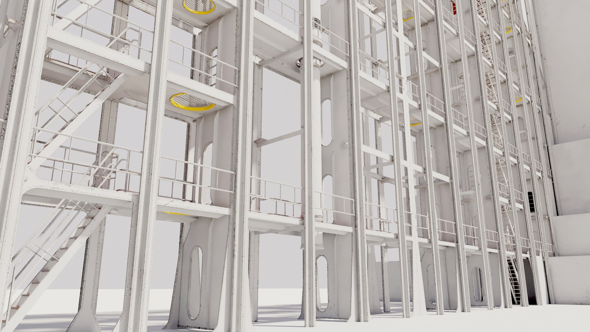 Container Ship Section 3D Model - TurboSquid 2279114