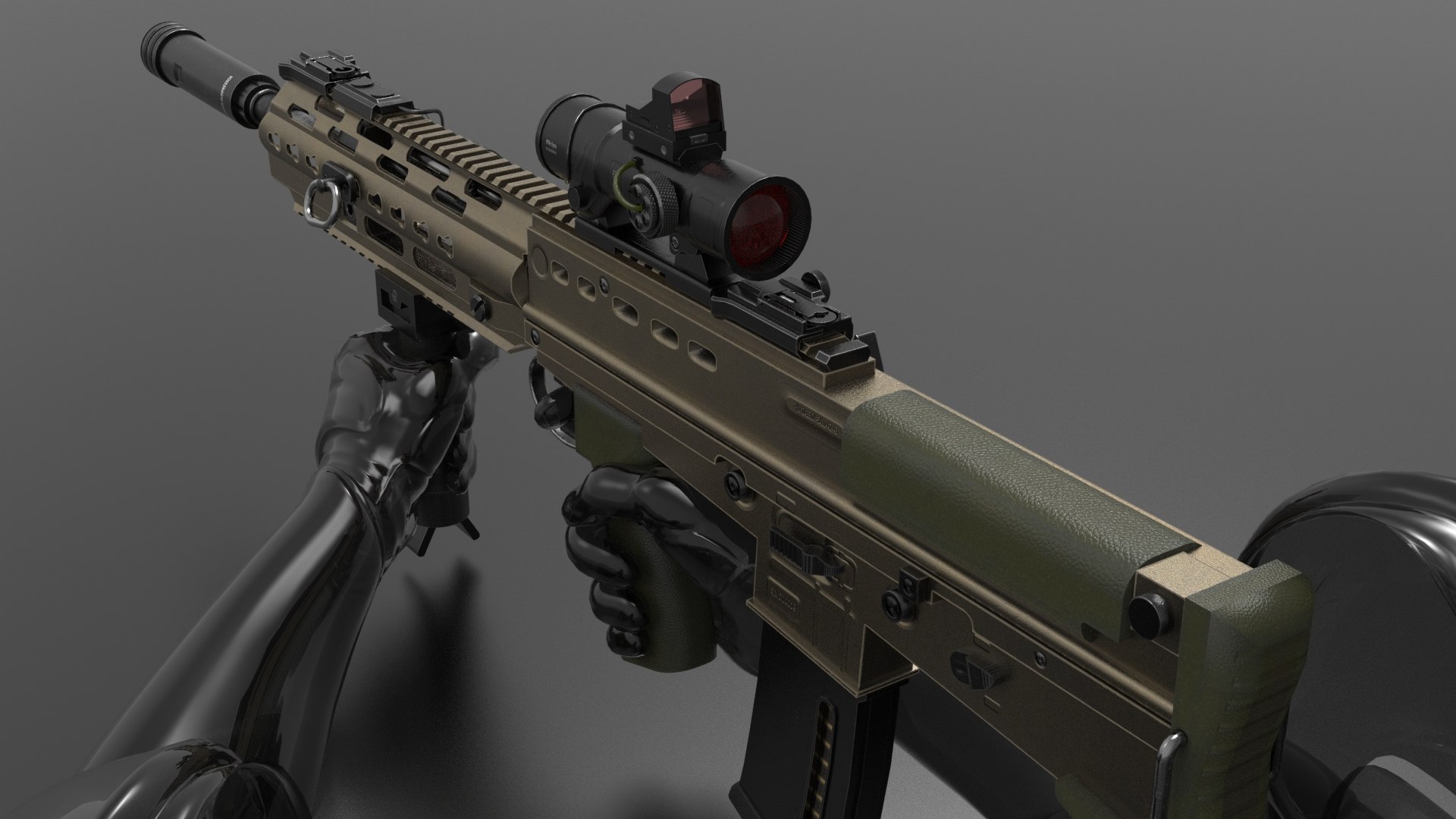 3D SA80 L85A3 Weapon Fps-Tps - TurboSquid 2406960