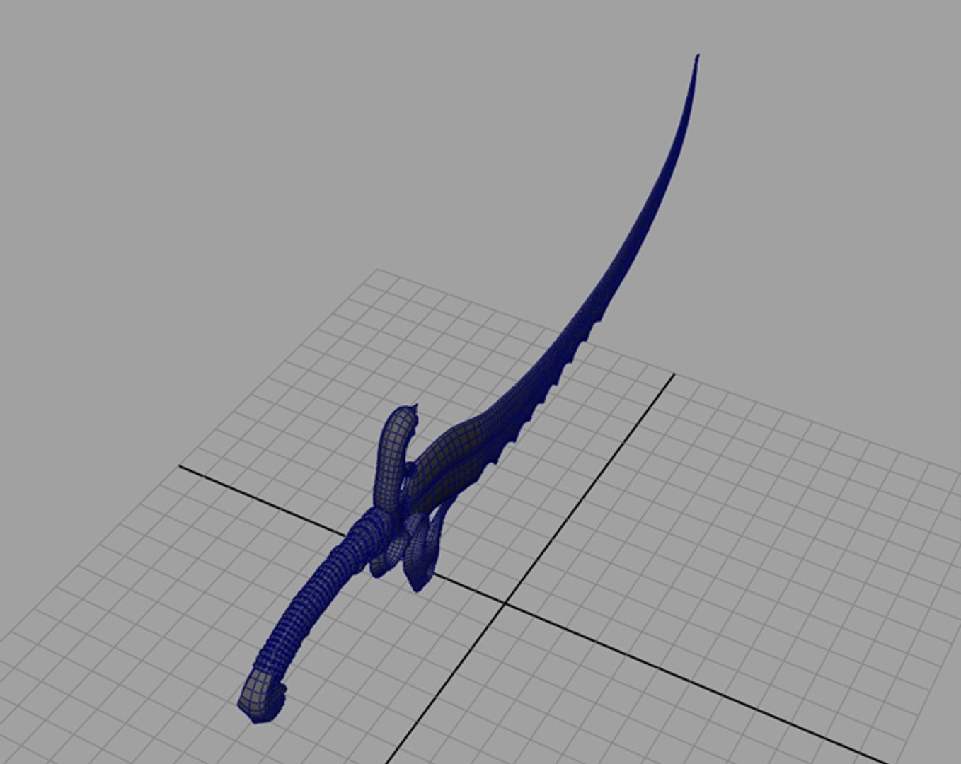 blademaster sword 3d obj