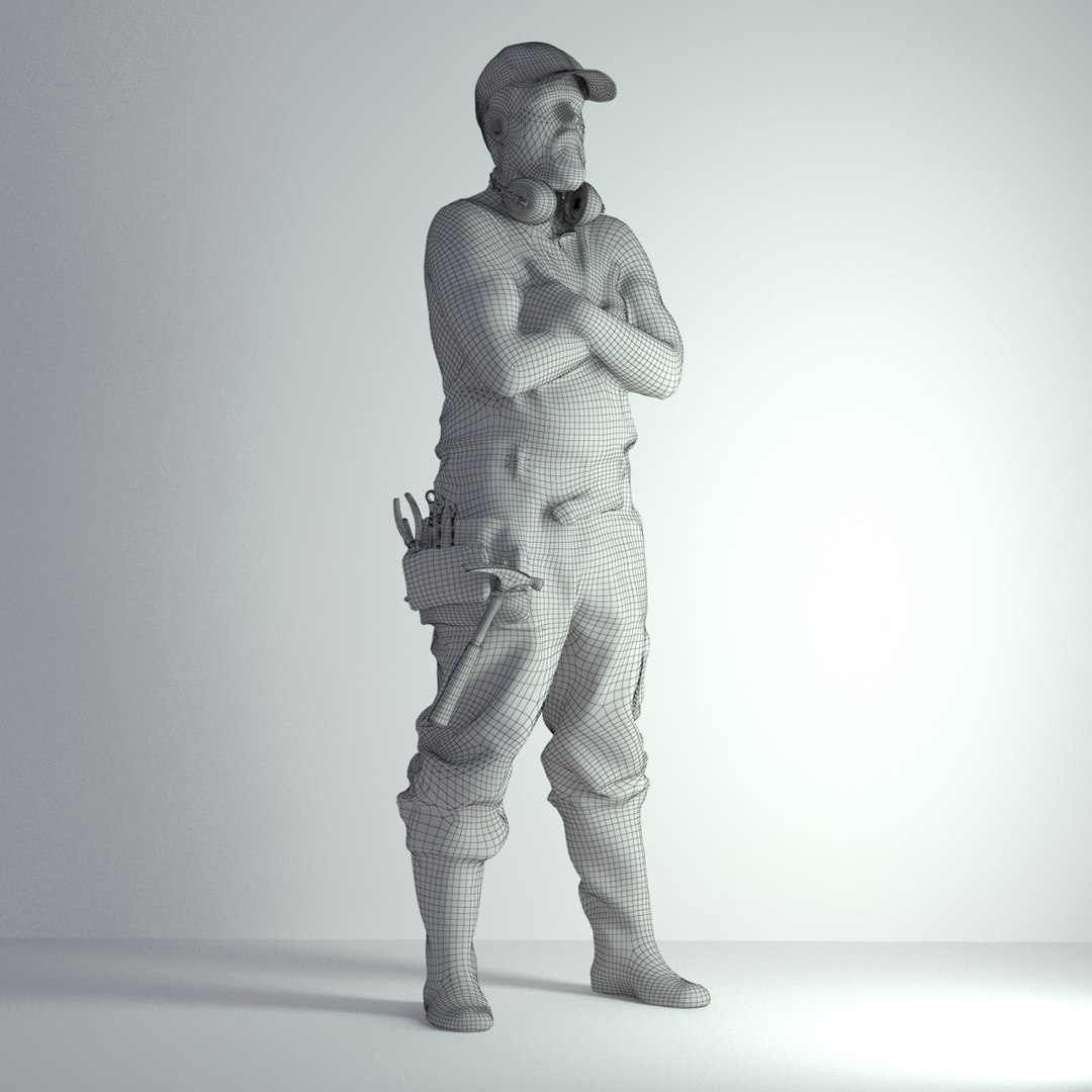 3D Scanned Man 019 Model - TurboSquid 1216259