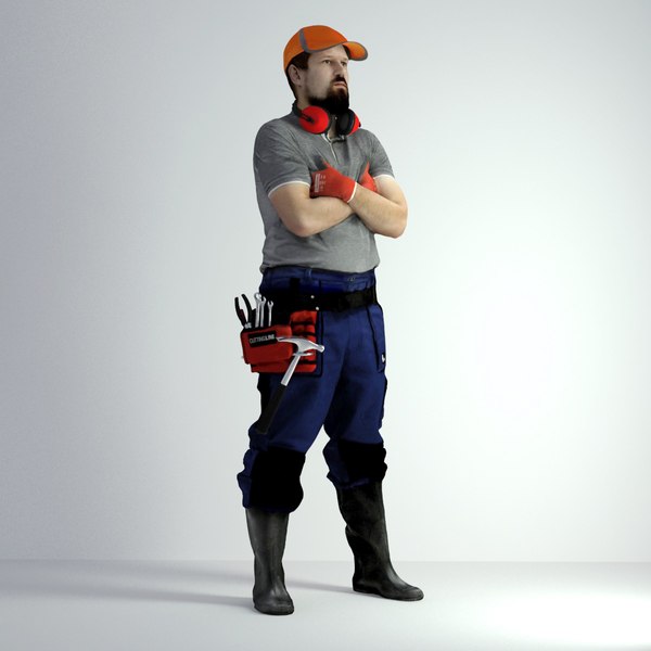 3D scanned man 014 - TurboSquid 1196398