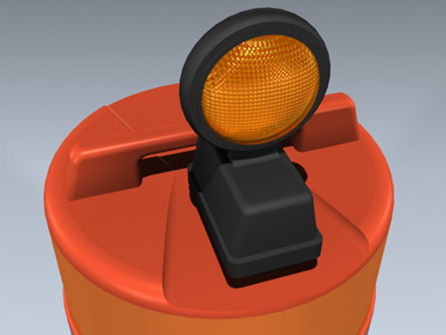 3d Construction Barrel