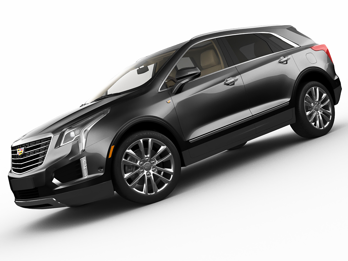 cadillac xt5 2017 3d model