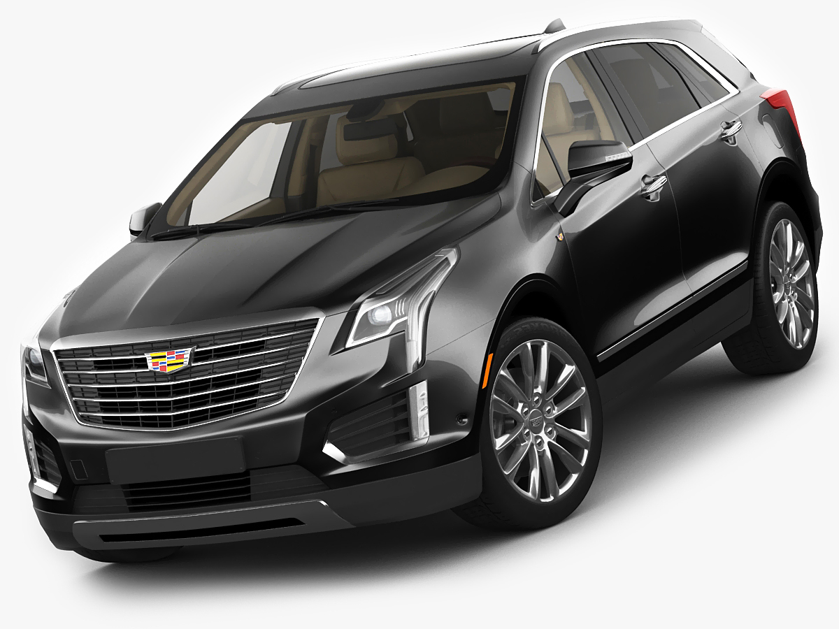 cadillac xt5 2017 3d model