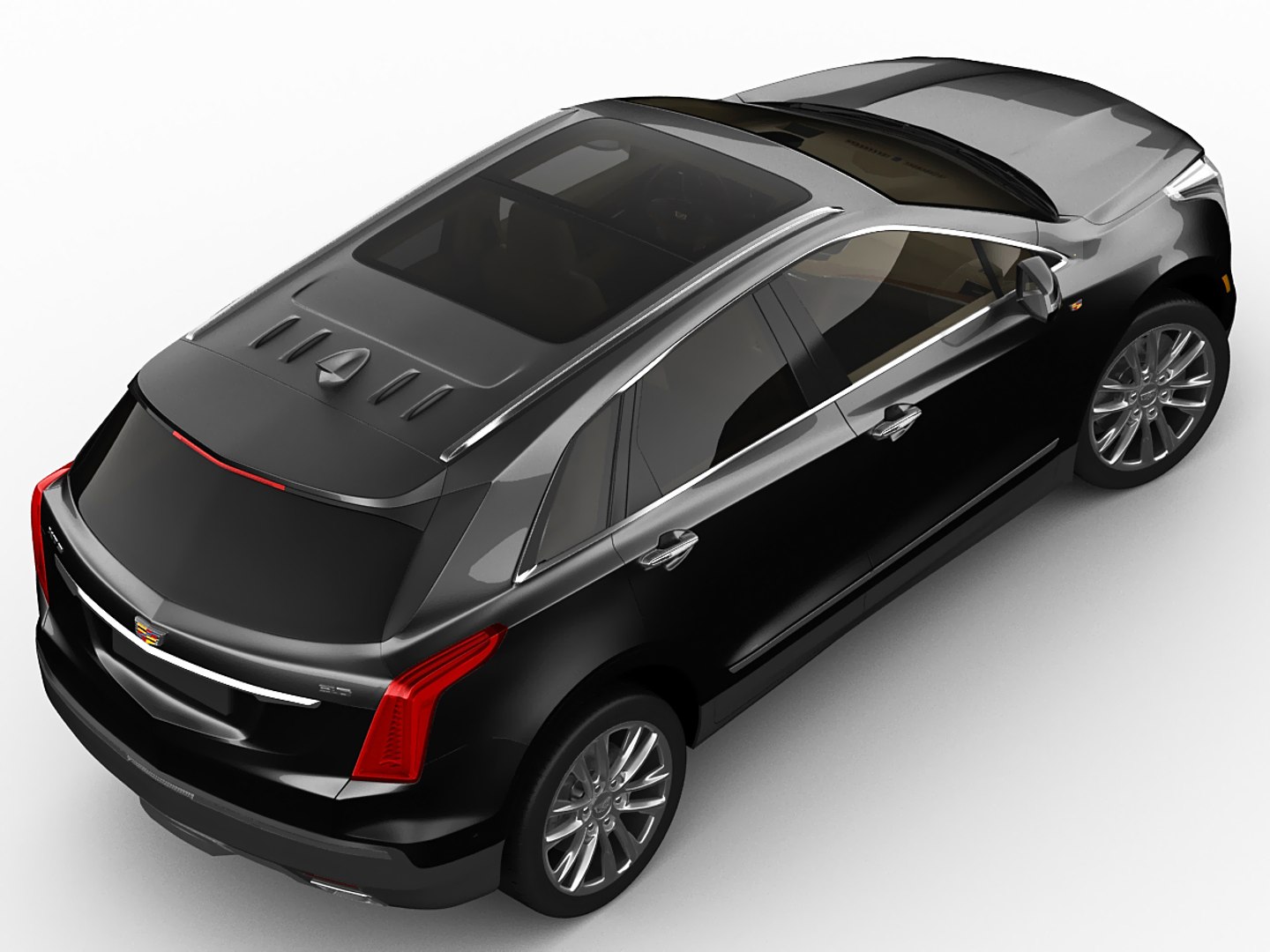 Cadillac Xt5 2017 3d Model