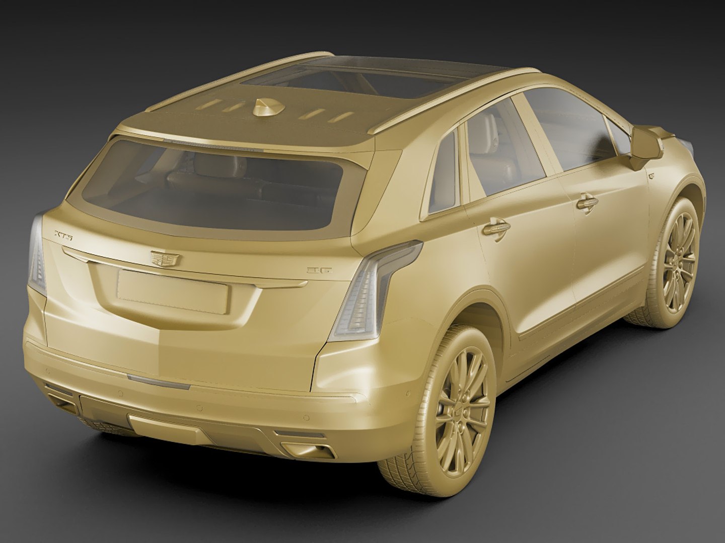 Cadillac Xt5 2017 3d Model