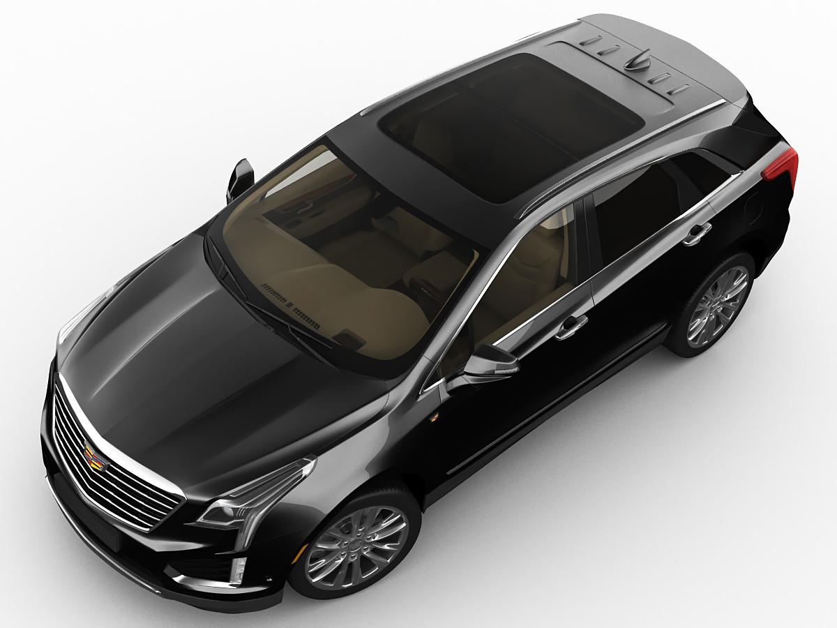 cadillac xt5 2017 3d model