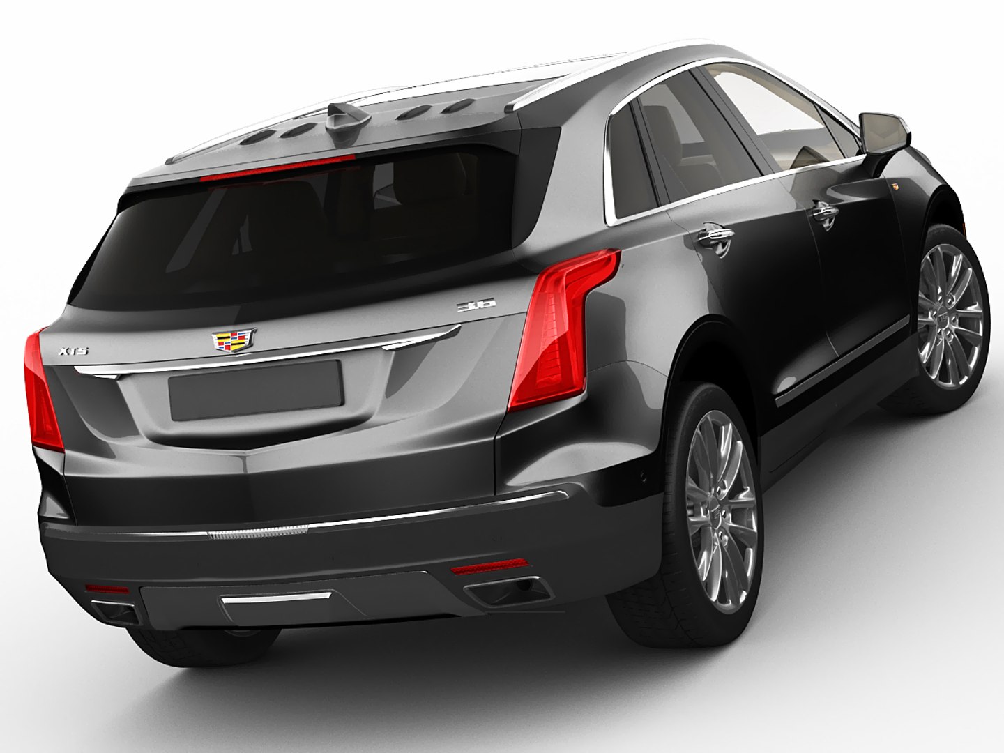 Cadillac Xt5 2017 3d Model