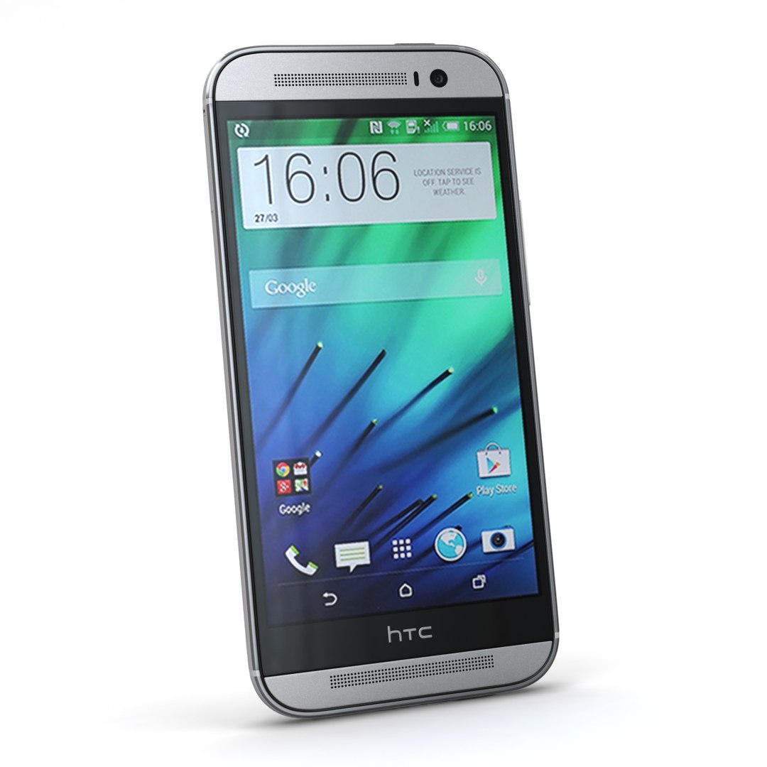 3d Htc M8 Glacial Silver