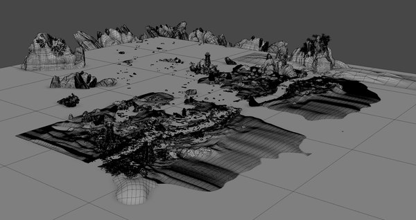 River Guard Towers Environment 3D model - TurboSquid 1810097