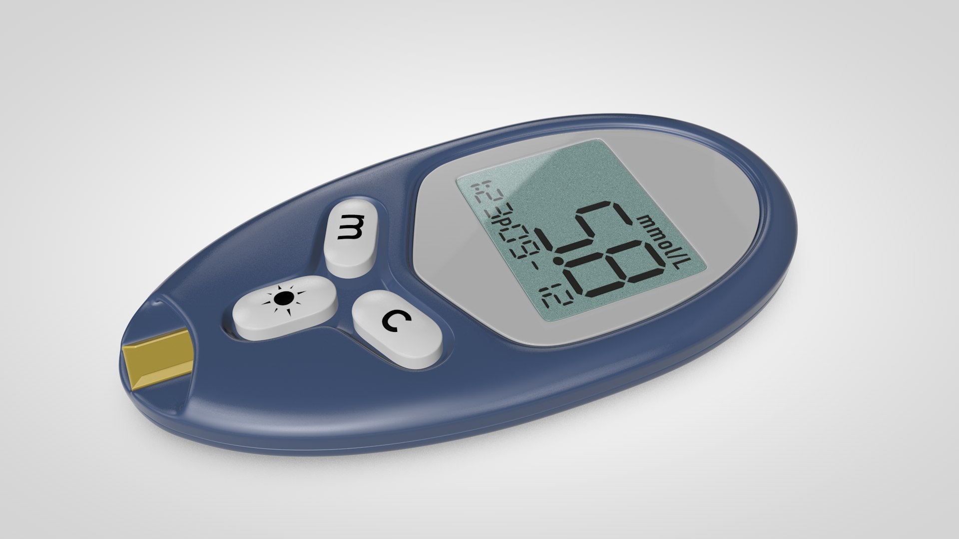 3d Model Blood Glucose Monitor