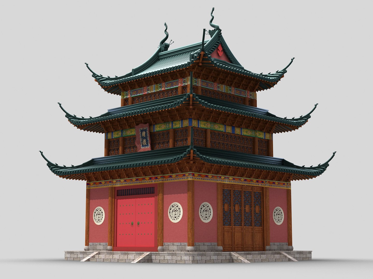 Chinese Building 3D Model - TurboSquid 1271741