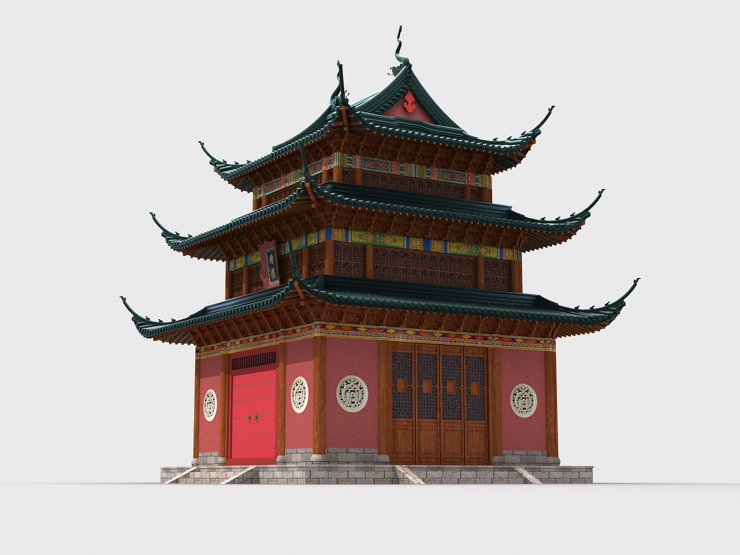 Chinese Building 3D Model - TurboSquid 1271741