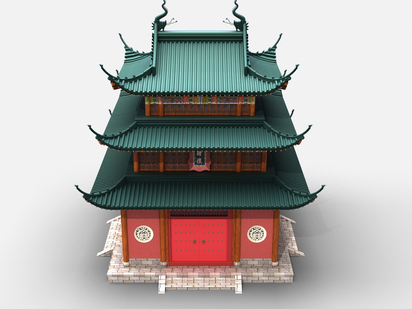 Chinese Building 3D Model - TurboSquid 1271741