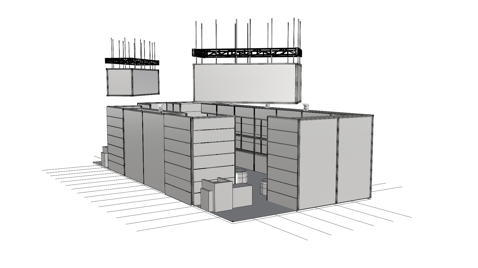 Maxima Profile Exhibition Stand 3D - TurboSquid 2395660