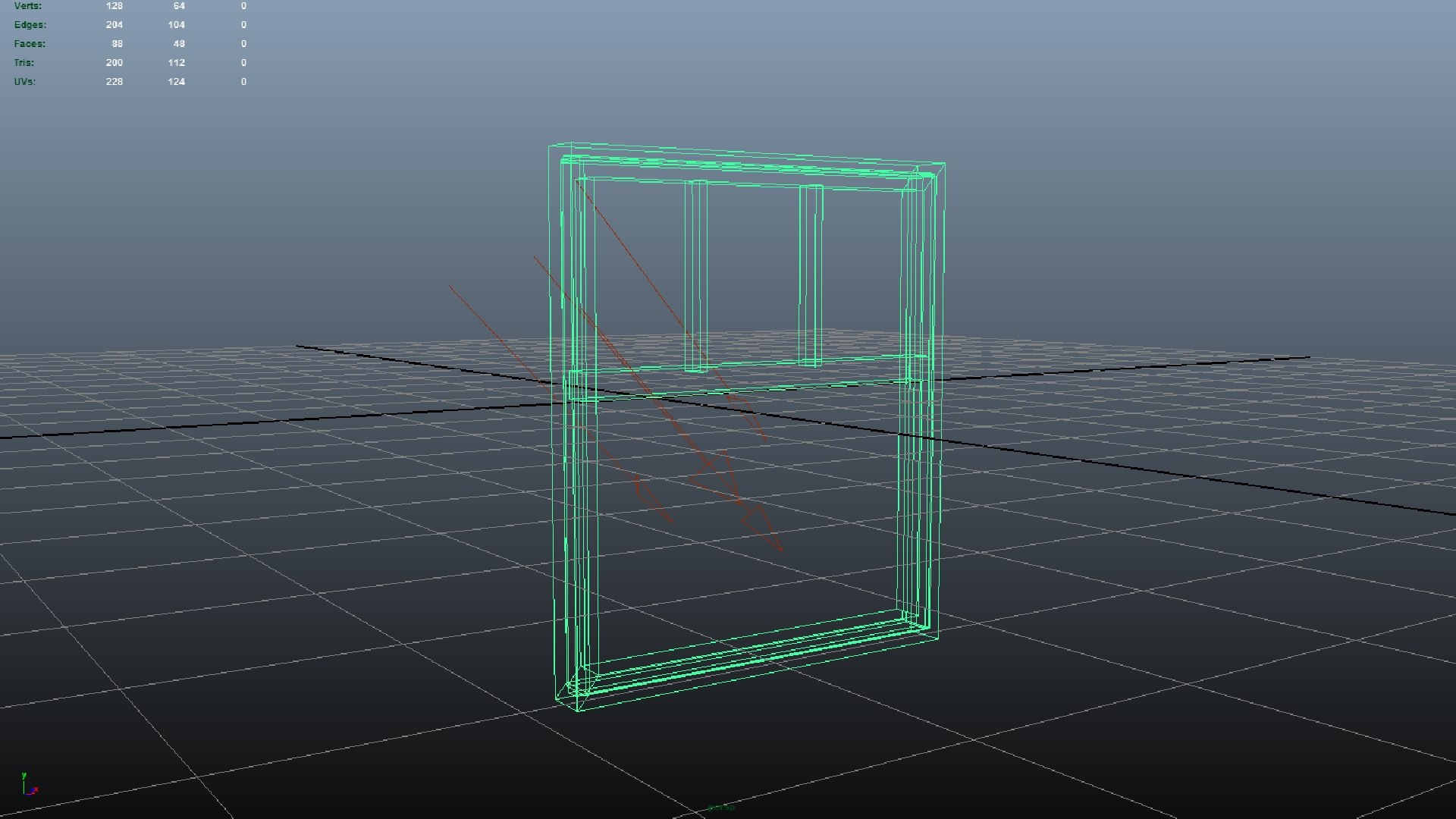 3d Window Frame Model