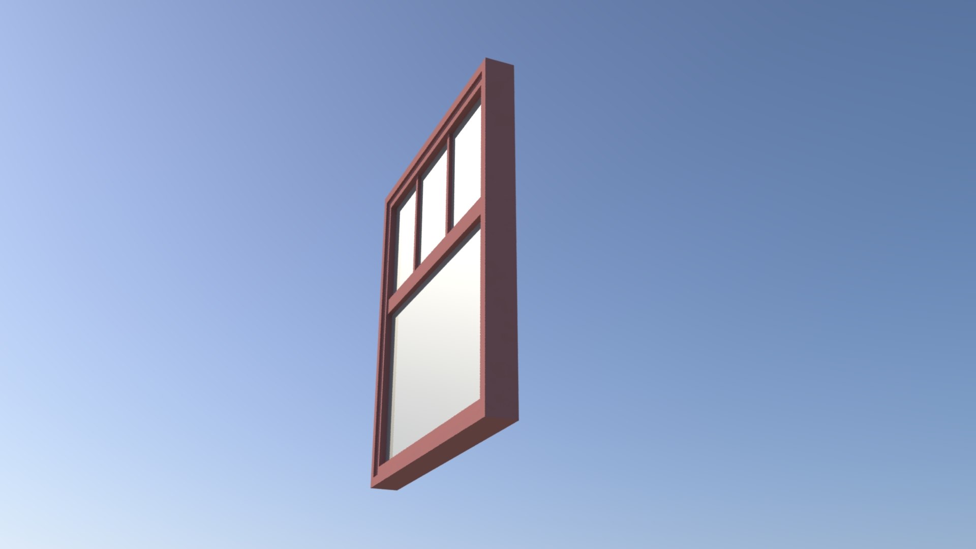 3d Window Frame Model