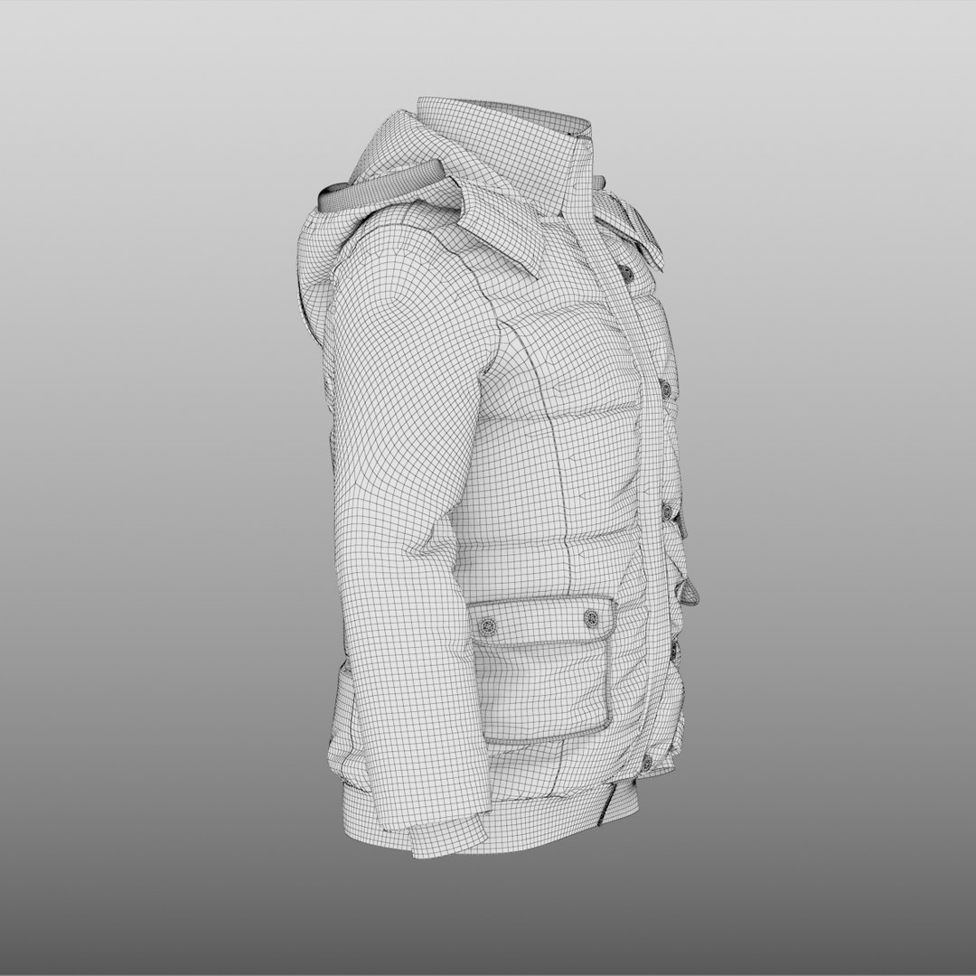 Realistic red jacket 3D - TurboSquid 1160421