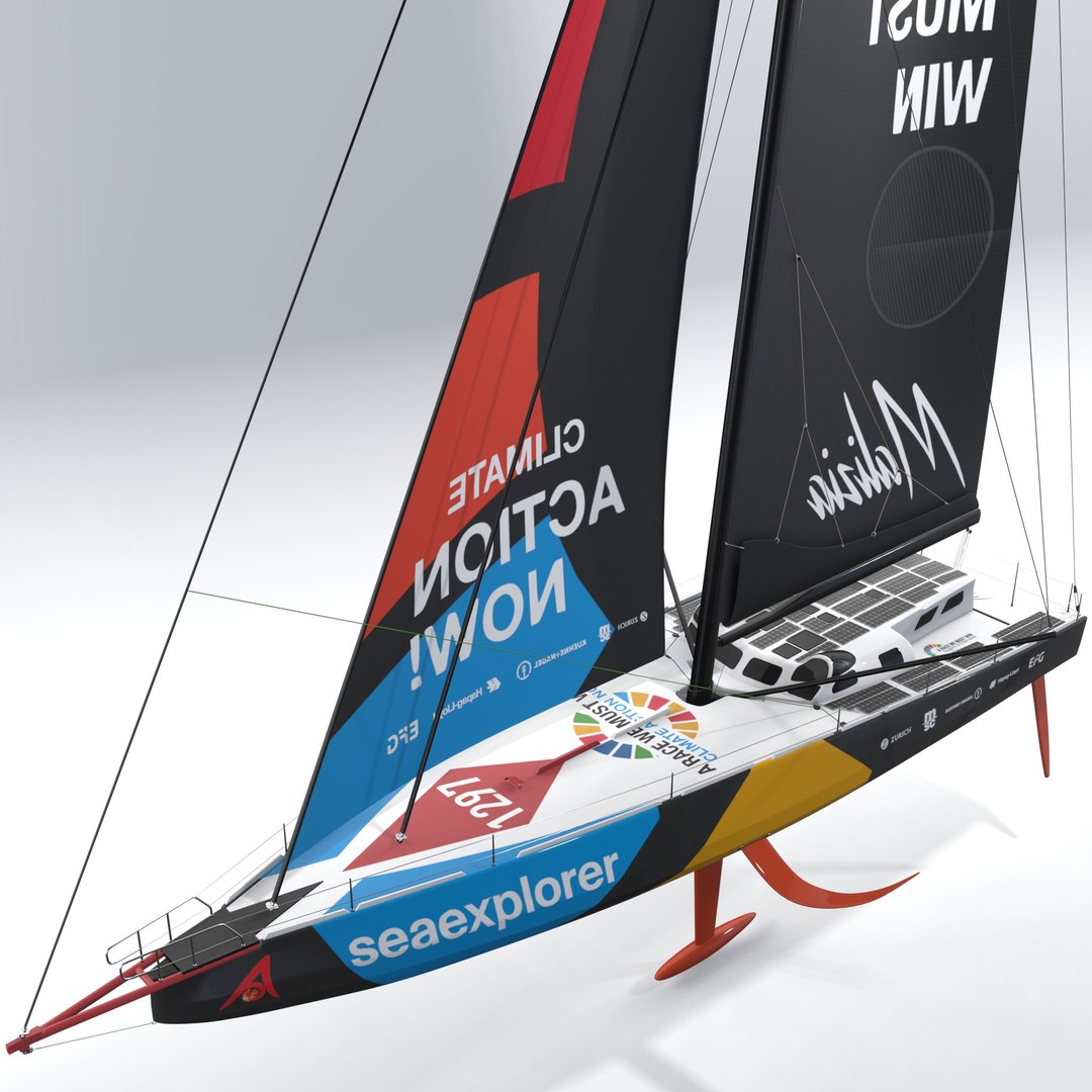 IMOCA Yacht Malizia Ocean Race 3D Model 3D - TurboSquid 2075756