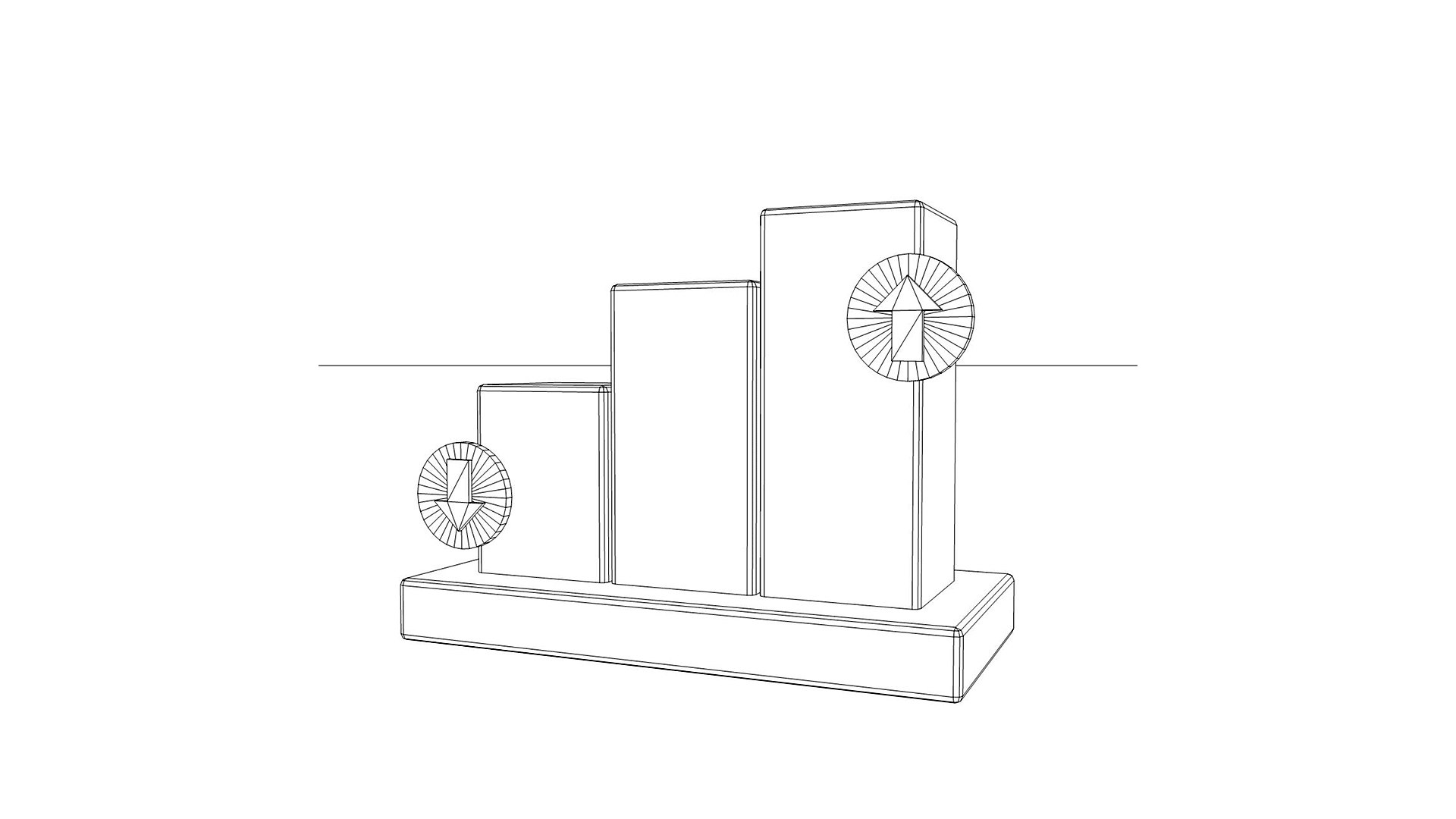 Financial icon Set 3D model - TurboSquid 2089139