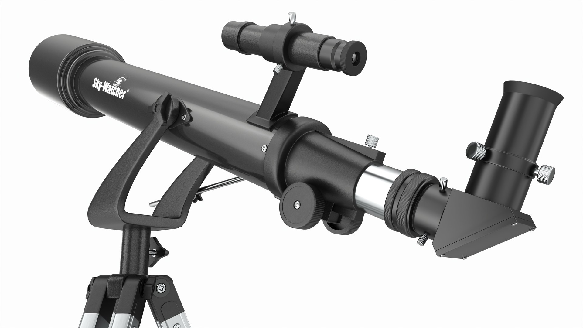 3D Amateur Refractor Telescope With Tripod - TurboSquid 2238131
