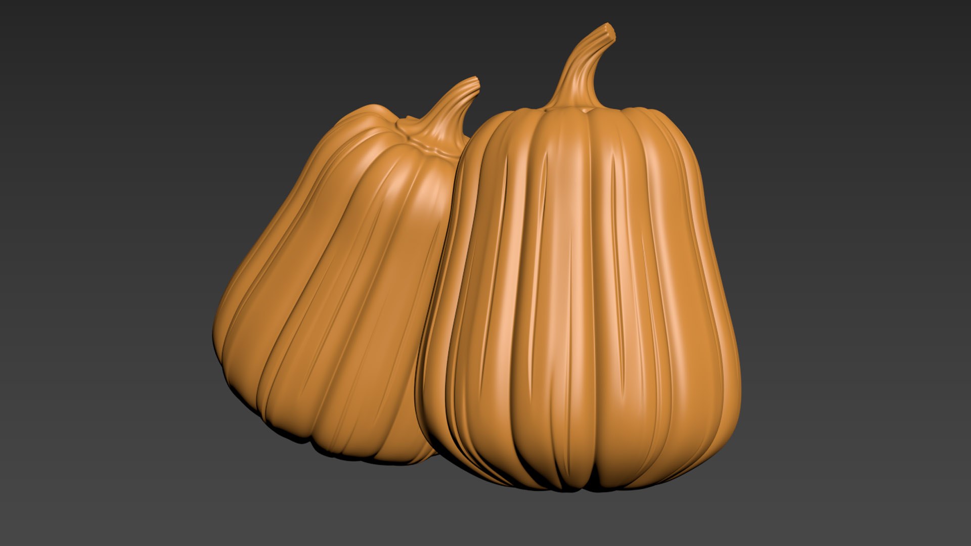 Pumpkin Vegetable 3 Half Of Pampkin 3D Model - TurboSquid 2255113