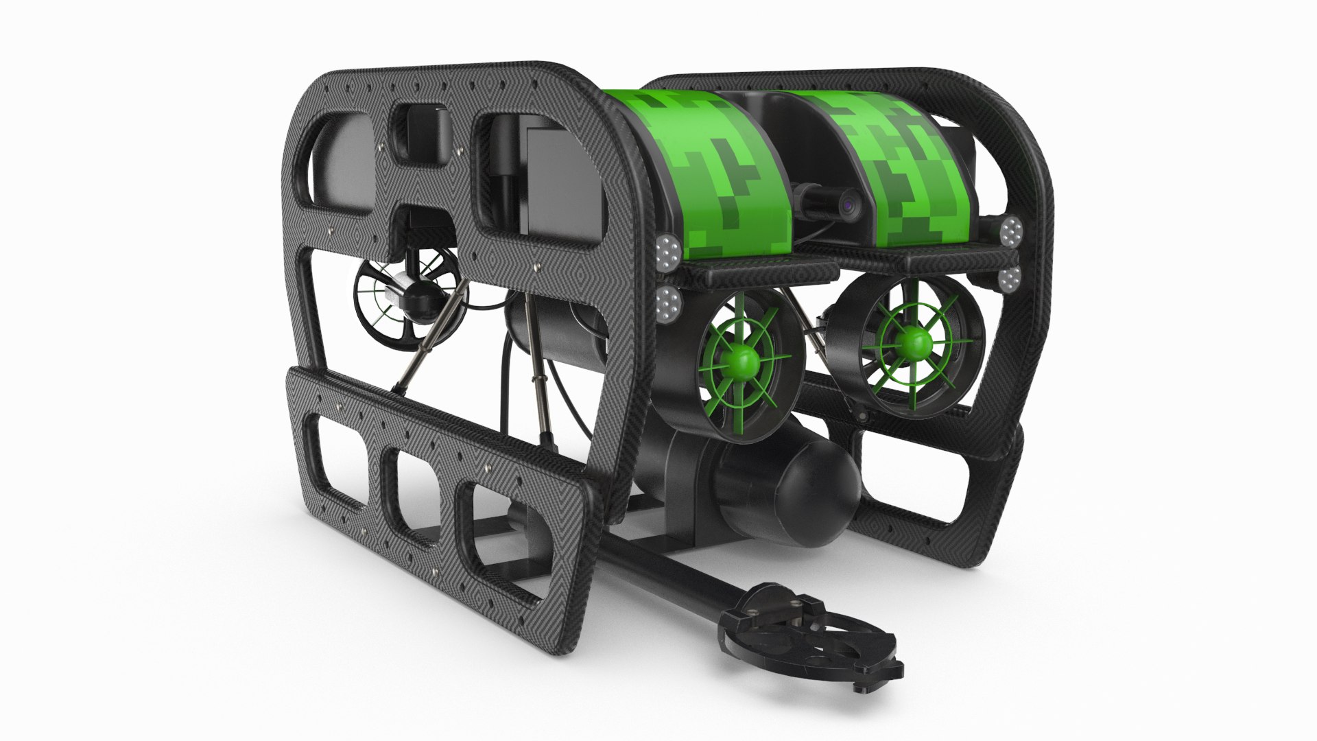 3d Submarine Rov Model