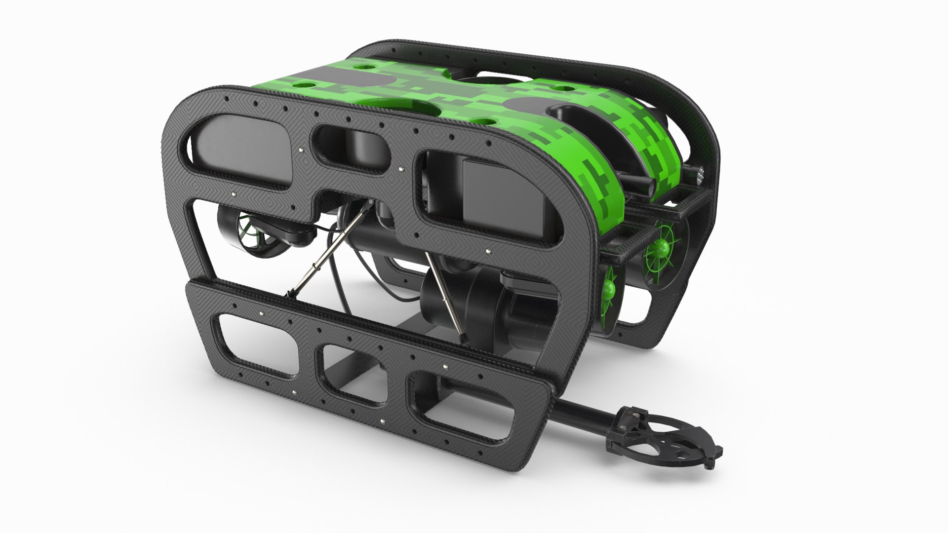 3d Submarine Rov Model