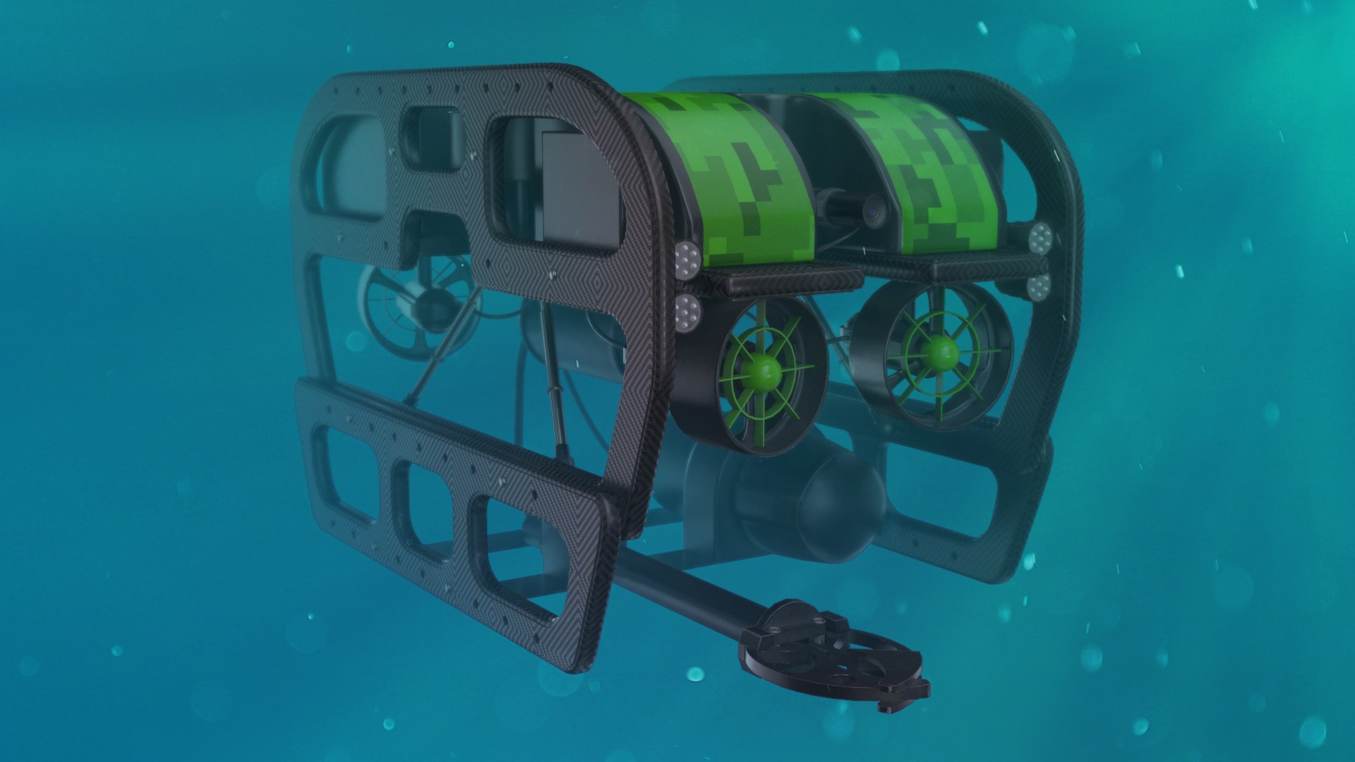 3d Submarine Rov Model