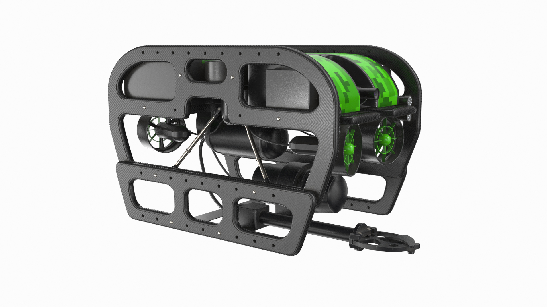 3d Submarine Rov Model