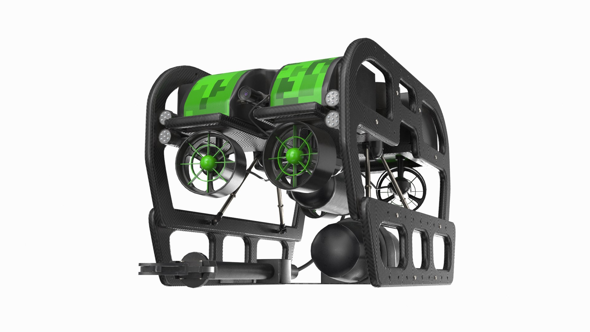 3d Submarine Rov Model